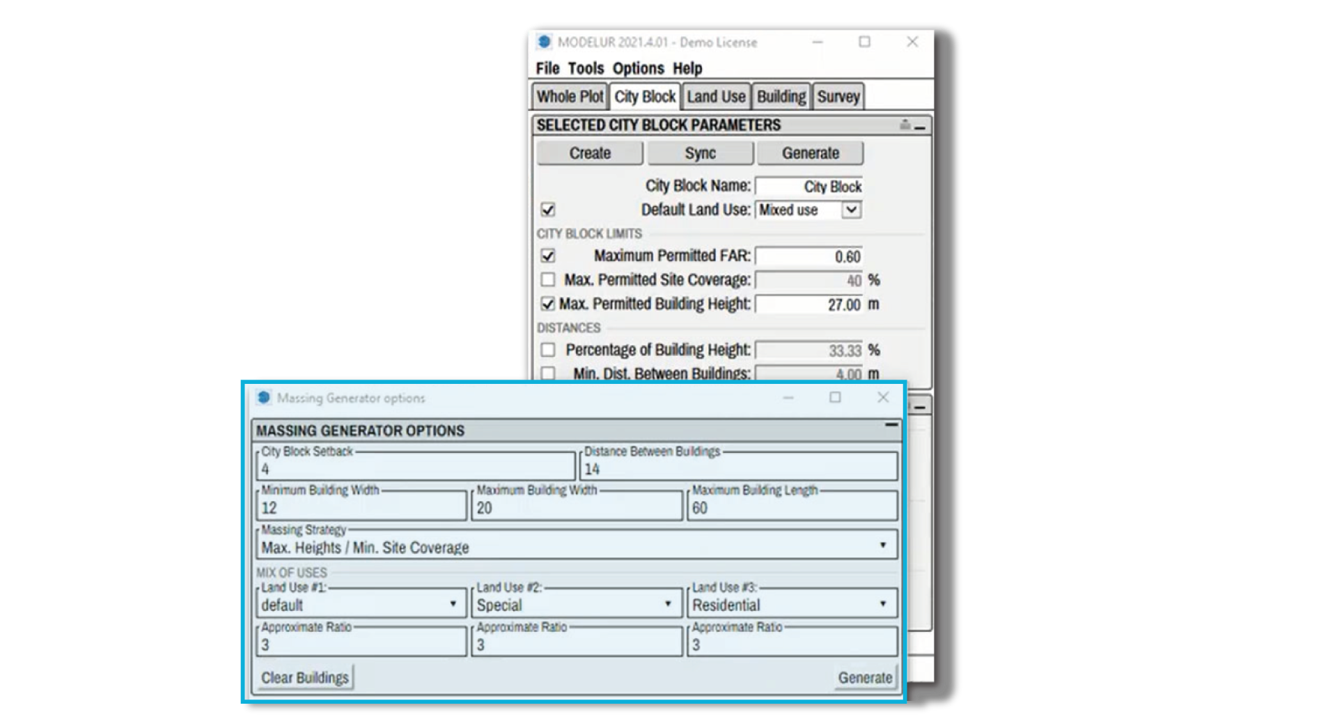 4 Time-Saving Features of the Massing Generator in Modelur