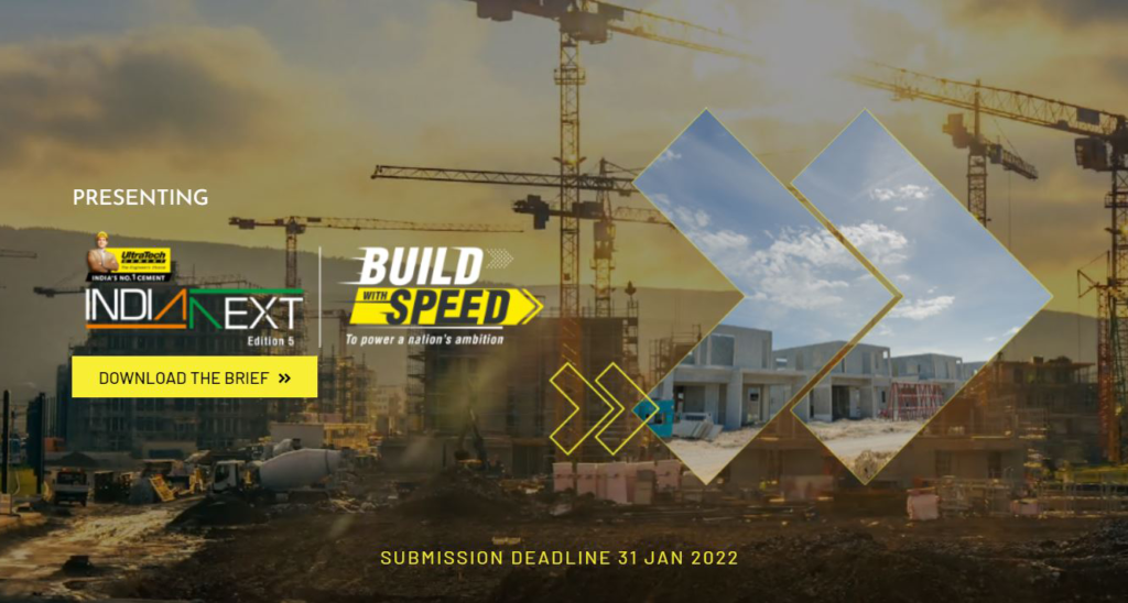 BUILD WITH SPEED – ULTRATECH INDIANEXT COMPETITION 2021 - AgiliCity